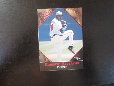 2002 Multi Ad Macon Braves # 48 Roberto Albertus Card (B60) Atlanta ...