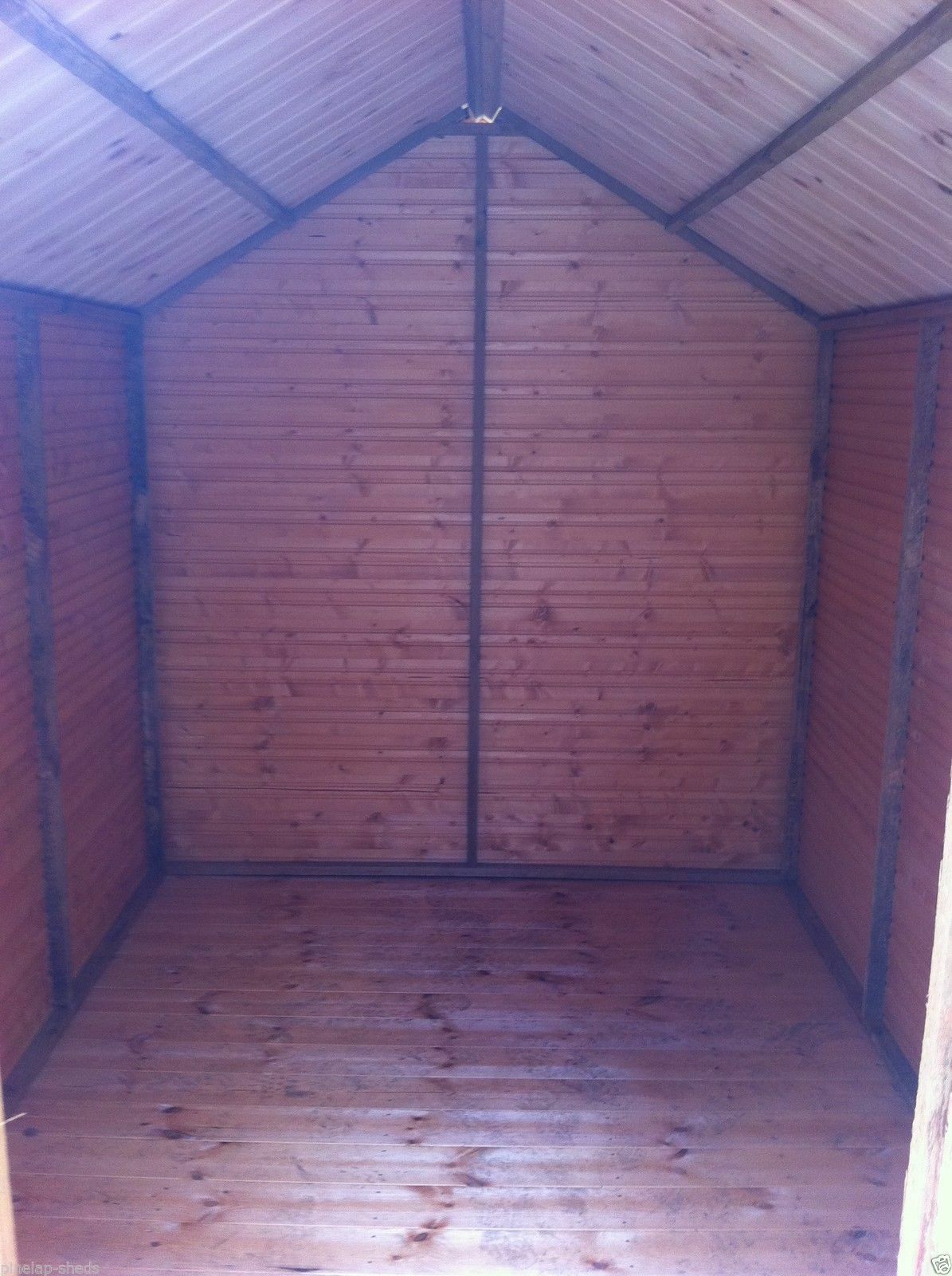 Pinelap Apex Garden Shed Fully T&G Wooden Standard Storage Hut | eBay UK