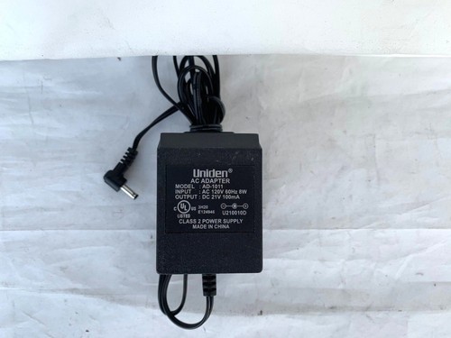 UNIDEN AC ADAPTER AD-1011 INPUT AC 120V 60HZ 8W OUTPUT DC 21V 100MA | eBay