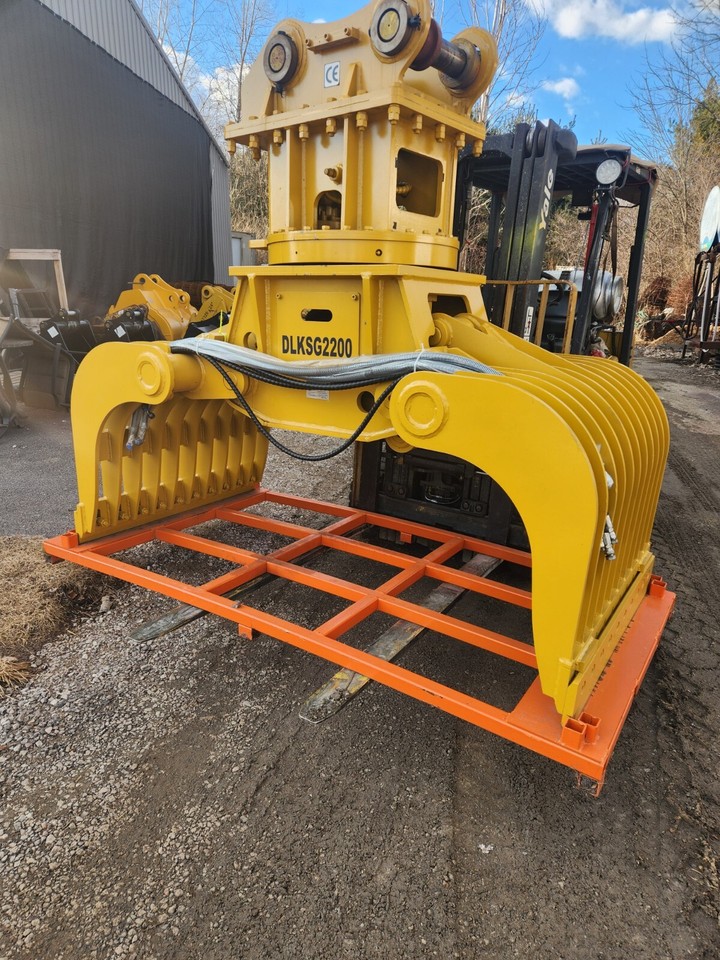 NEW Caterpillar 320 Excavator Hydraulic Rotating Grapple Demo Clam ...