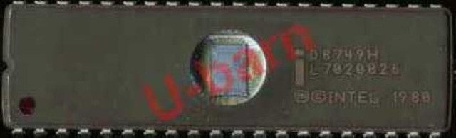 Intel D8749H Single Component 8-bit Microcontroller Eraseable 8749 ...