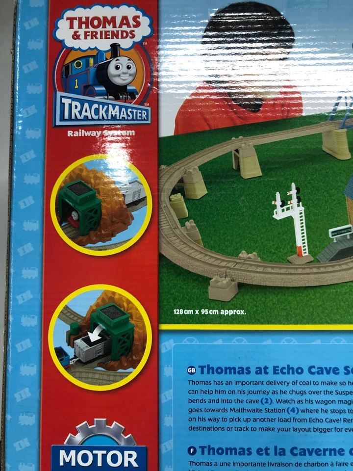 2007 RARE Trackmaster Thomas At Echo Cave Train Set NEW & FACTORY ...