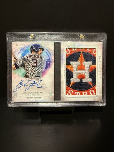 2019 Topps Inception Kyle Tucker Team Logo Patch Book Card 2/2 Rookie ...