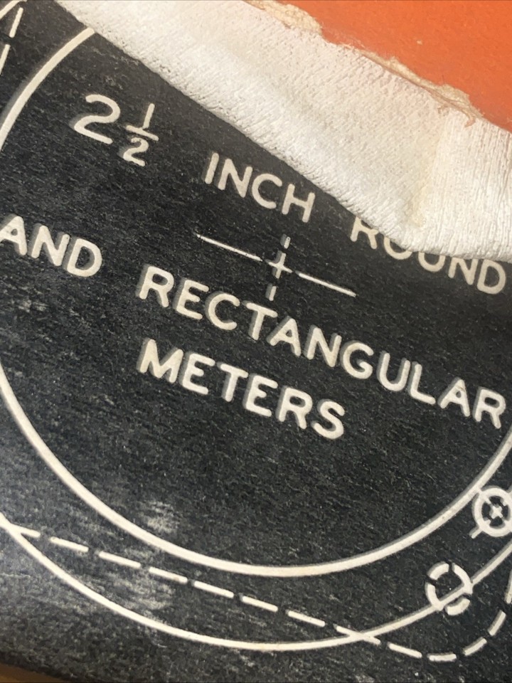 Qty 2 Vintage 1950's Simpson Model 1212C Meter with Box New Old Stock ...