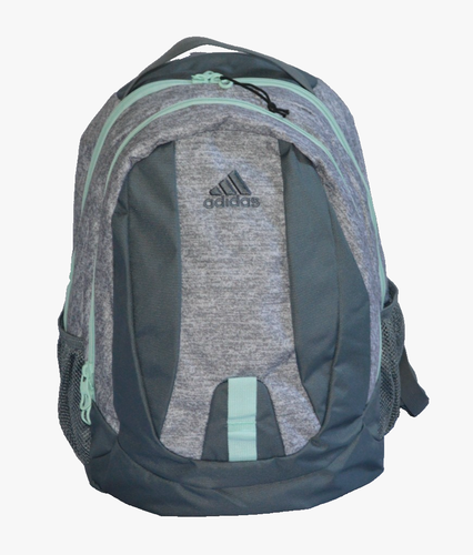 ADIDAS Journal Backpack Youth DUO School Backpack Grey Aqua | eBay