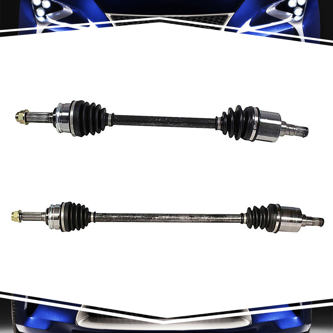Front Driver Passenger Side CV Axle Joint Shaft Fits Geo Metro 1.3L ...