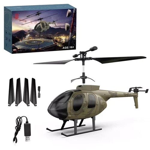 RC Helicopter 4CH Simulation 6-Axis Gyro Model MD500 2.4GHz RTF High ...