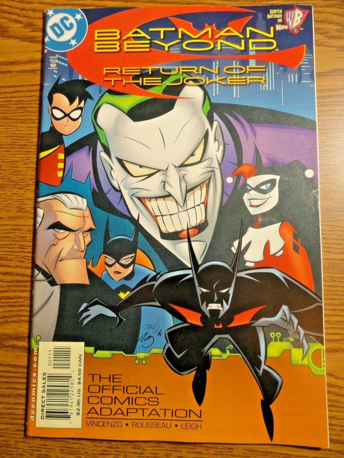 Batman Beyond Return of the Joker #1 TV Adaptation Key Harley Quinn ...