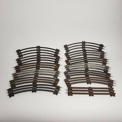 Lionel 0 Gauge Track 1/2 Curve 12 Section & 1 Straight Section | eBay