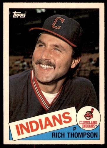 1985 TOPPS TRADED RICH THOMPSON CLEVELAND INDIANS #122T | eBay
