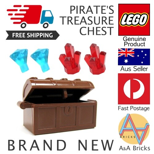 Genuine LEGO® - Pirates Treasure Chest with Diamonds and Crystals - NEW ...