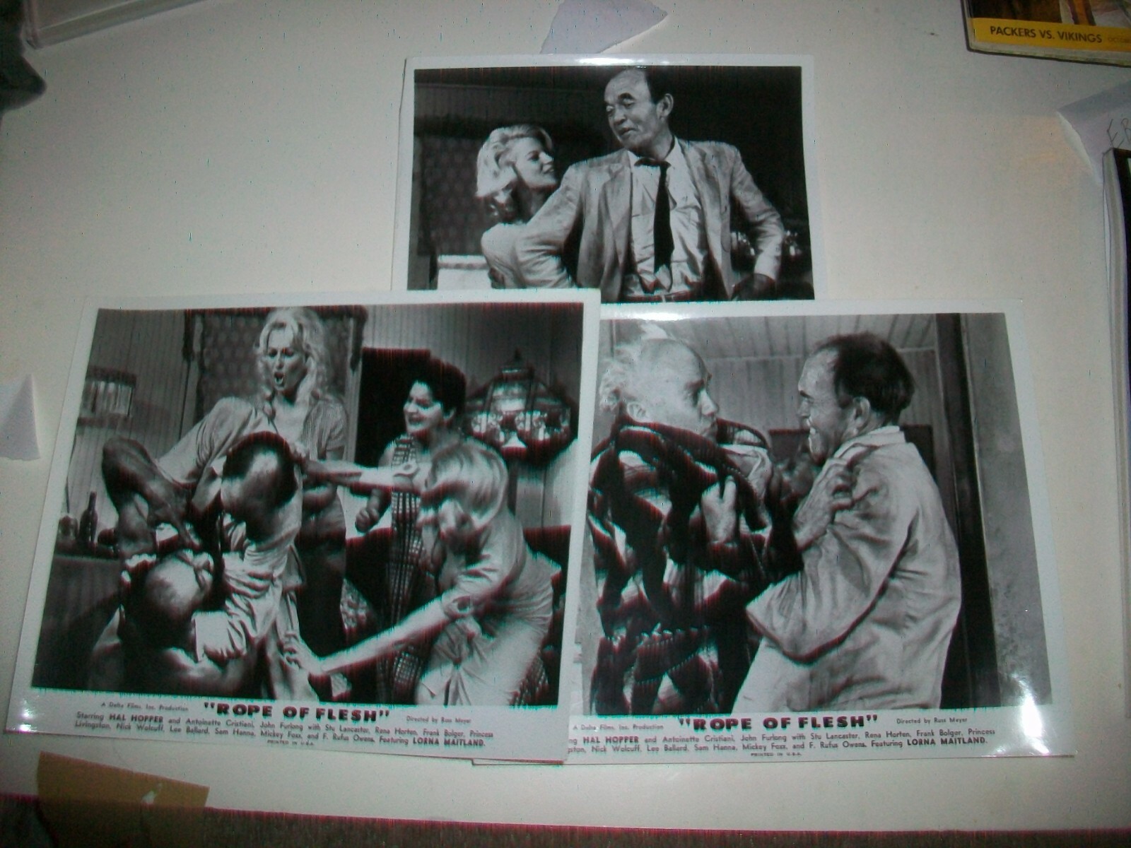 MUDHONEY AKA ROPE OF FLESH RUSS MEYER 3 MOVIE STILLS RENA HORTON LORNA ...