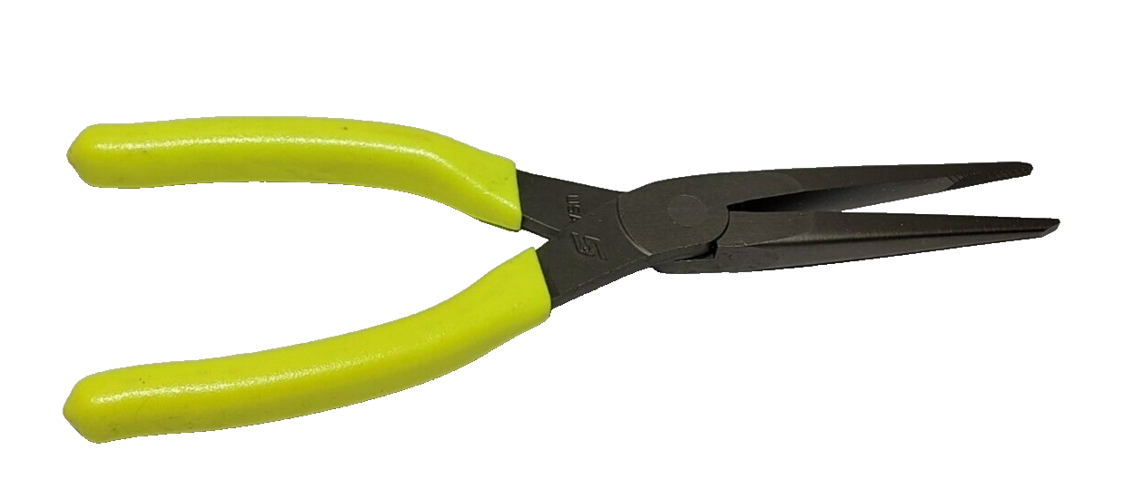 New Snap-on™ 96ACF 96ACFHV 7" long Needle Nose Pliers w Yellow Hi-Viz ...