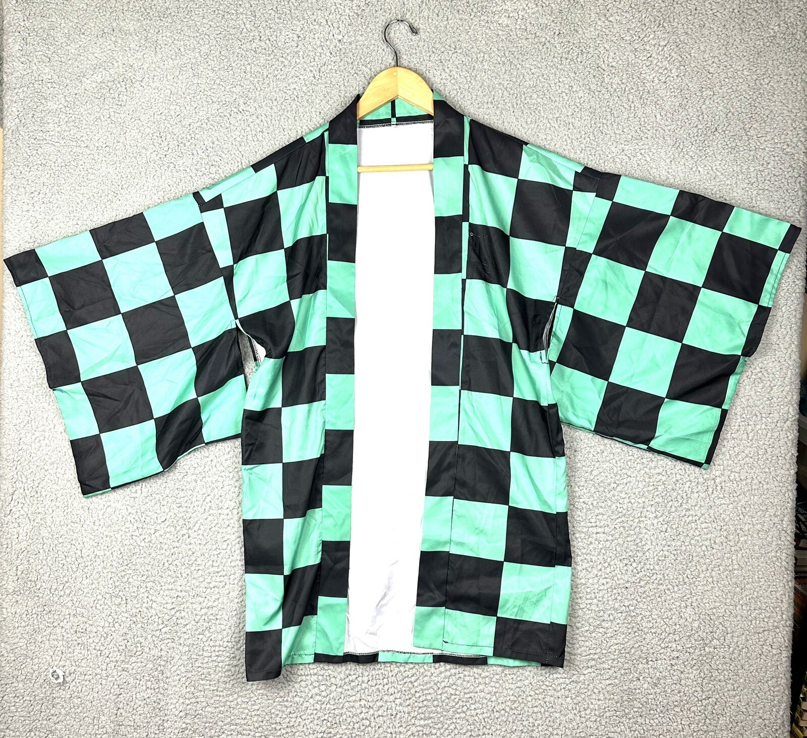 Demon Slayer Tanjiro Kamado Anime Cosplay Kimono Robe… - Gem