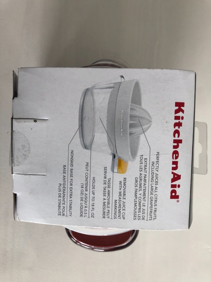 New KitchenAid Empire Red Citrus Juicer Orange Lemon Lime Juicer (HERA ...