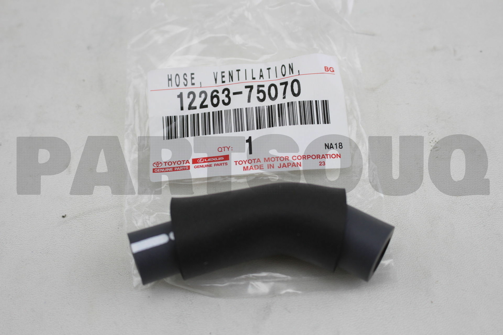 1226375070 Genuine Toyota HOSE, VENTILATION, NO.3 12263-75070 | eBay