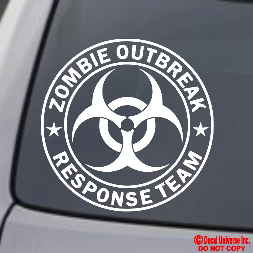 Zombie Biohazard Decal