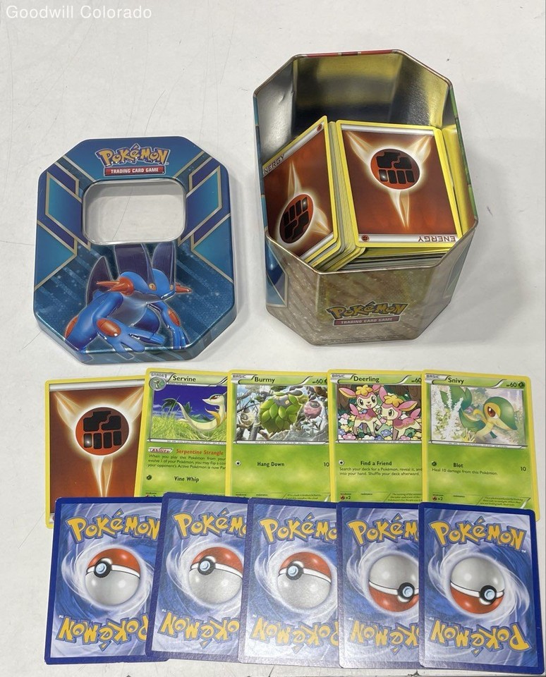 5LB Bulk Lot of Assorted Pokemon Trading Cards in Tin Containers | eBay