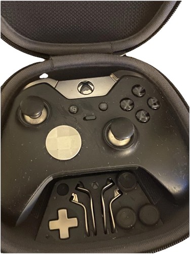 Microsoft Xbox One Elite Series 1 Controller Black FOR PARTS OR REPAIR ...