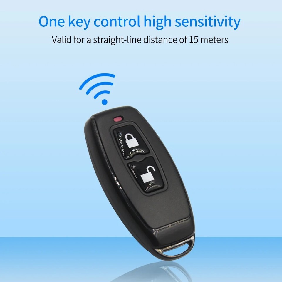 TTLock R1 2.4GHz Wireless Remote Key Fob Smart Lock Door Access App ...