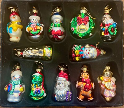 Thomas Pacconi Classics 35 Glass Christmas Ornament Collection With ...