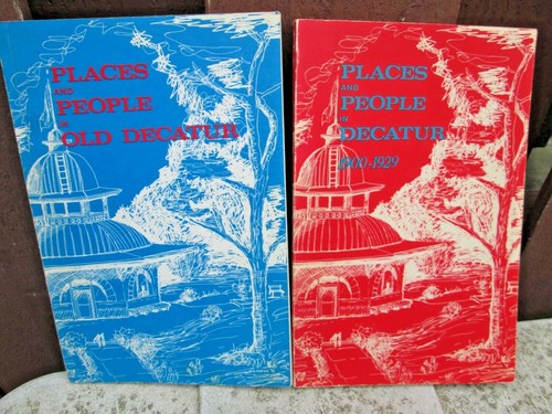 1975-1976 Lot of 2 Places and People in Decatur Illinois Old Decatur ...