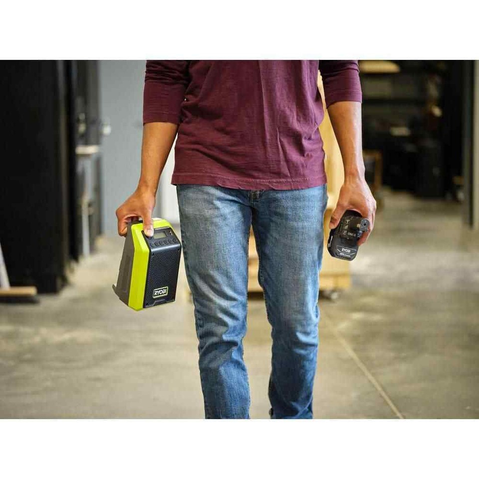 RYOBI ONE+ 18V Cordless Compact Radio with Bluetooth (Tool Only) | eBay
