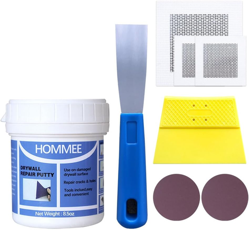 Drywall Repair Kit,Drywall Hole Patch Repair Kit,Wall Spackle Paste 8 ...