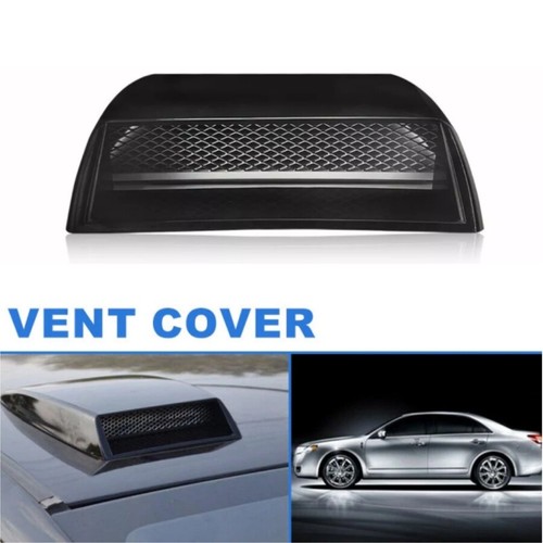 New Universal Black Car Decorative Air Flow Intake Hood Scoop Vent ...