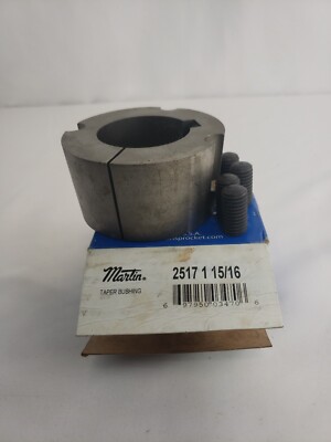 MARTIN TAPER LOCK BUSHING STEEL SERIES 2517 1-15/16" BORE 3-3/8" OD | eBay