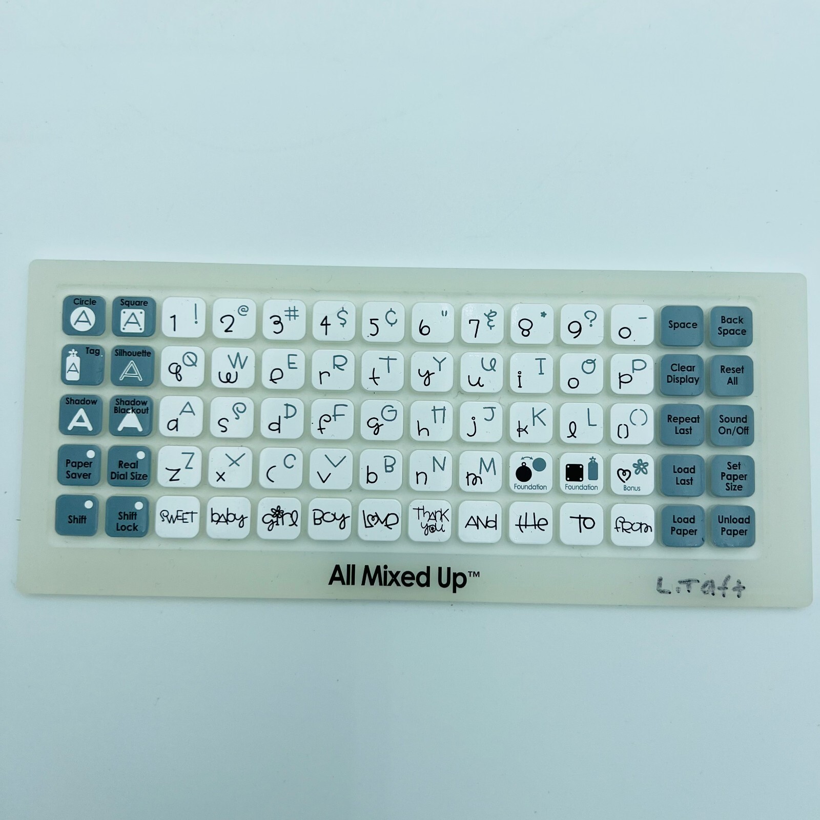 Cricut Provo Craft Keypad Overlay Rubber Cover Keyboard 16 to choose ...