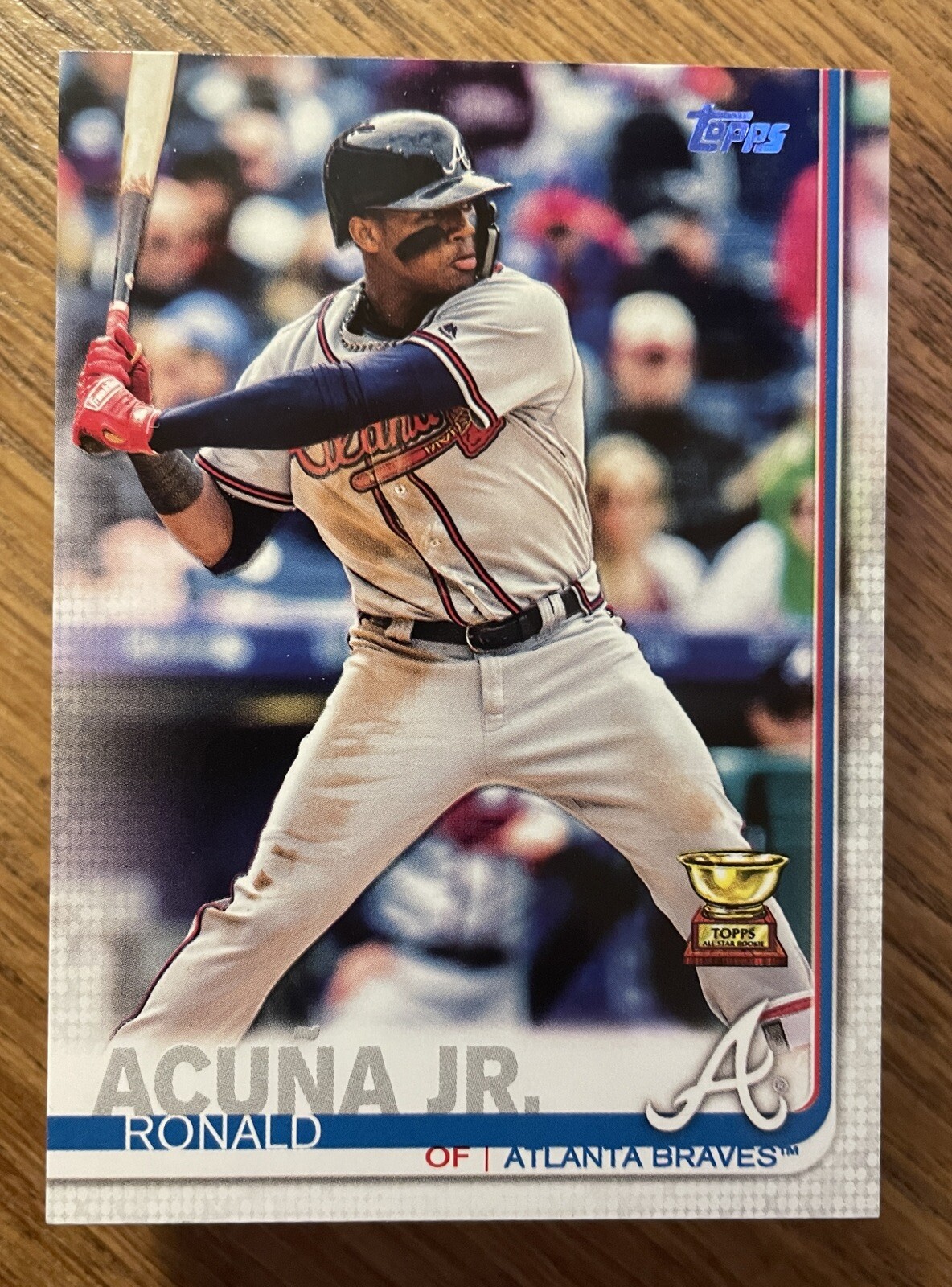 2019 Topps Series 1 #1 Ronald Acuna Jr All Star Rookie Cup Braves 2nd ...