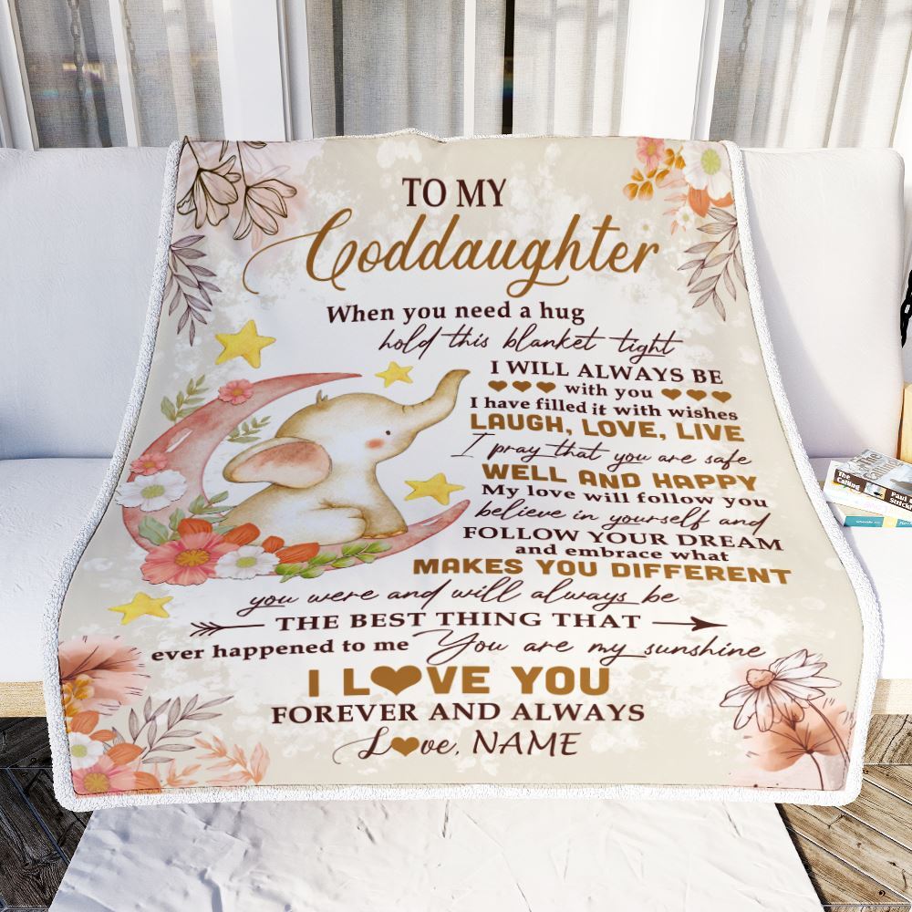 Goddaughter Lettering Cross Goddaughter Christening Day Card By