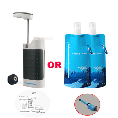 Portable Hand Pump Water Filter 2000L 4-Stage Water Purifier|Water ...