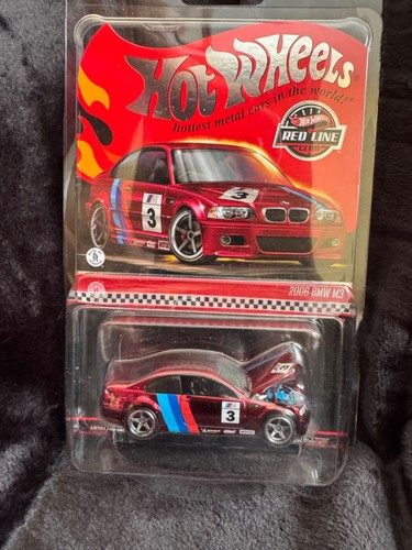 2025 Hot Wheels RLC Redline Club Exclusive 2006 BMW M3 (Creased Card ...