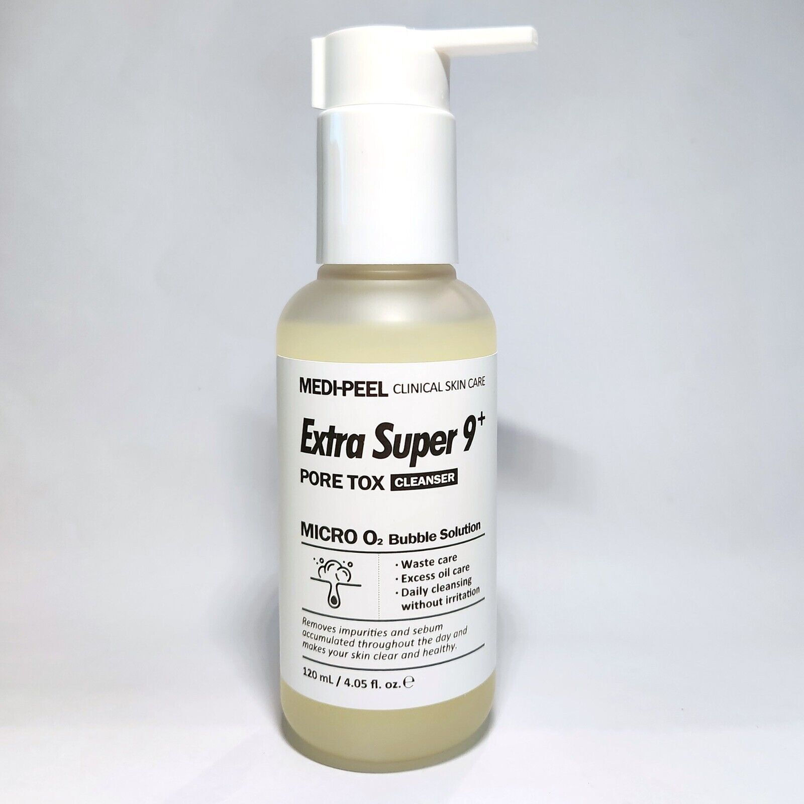 Medi Peel Extra Super 9 Plus Pore Tox Cleanser 120ml Bubble Cleansing K ...