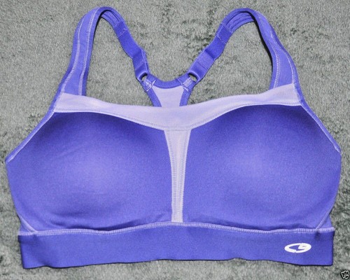 CHAMPION #214 Sports Bra Wireless S M 34C Purple High support Full ...