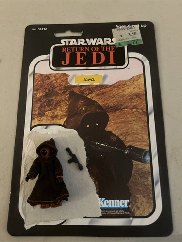 Jawa 65 Back Star Wars ROTJ 1983 Kenner Action Figure | eBay