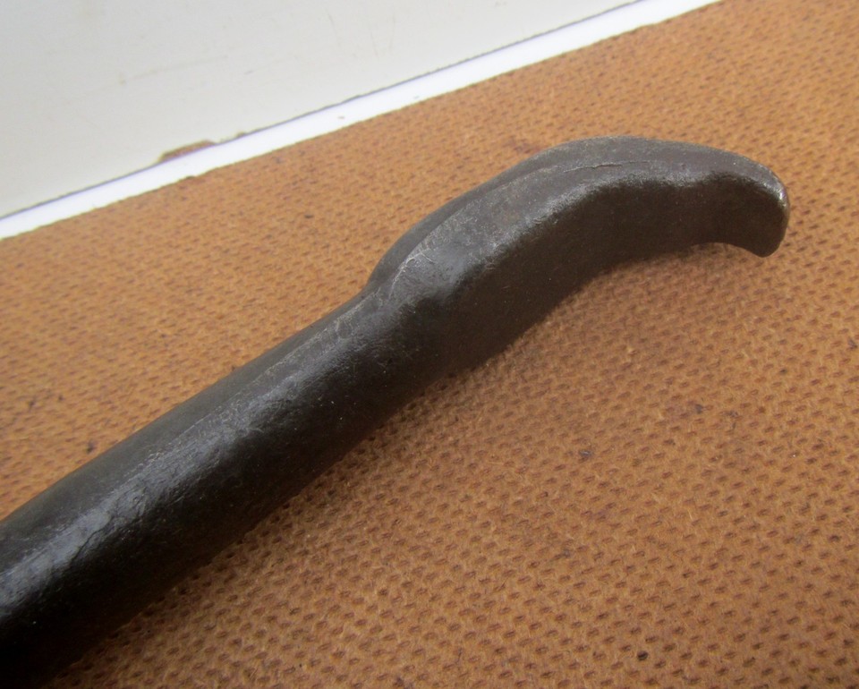 Vintage Roll Head Prying Crowbar Hand Tool - 21" Long | eBay UK