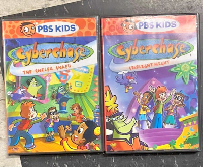 Lot of 2 -Cyberchase Starlight Night & The Snelfu Snafu PBS Kids ...