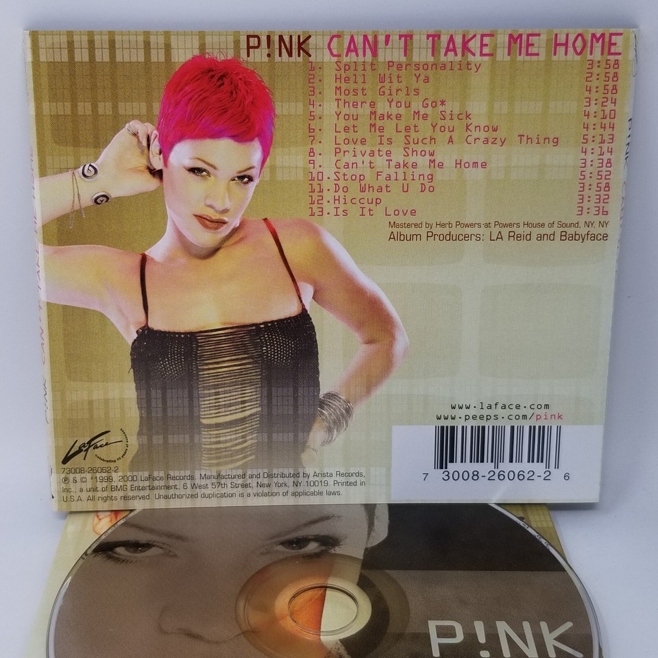 Pink Can't Take Me Home CD | eBay