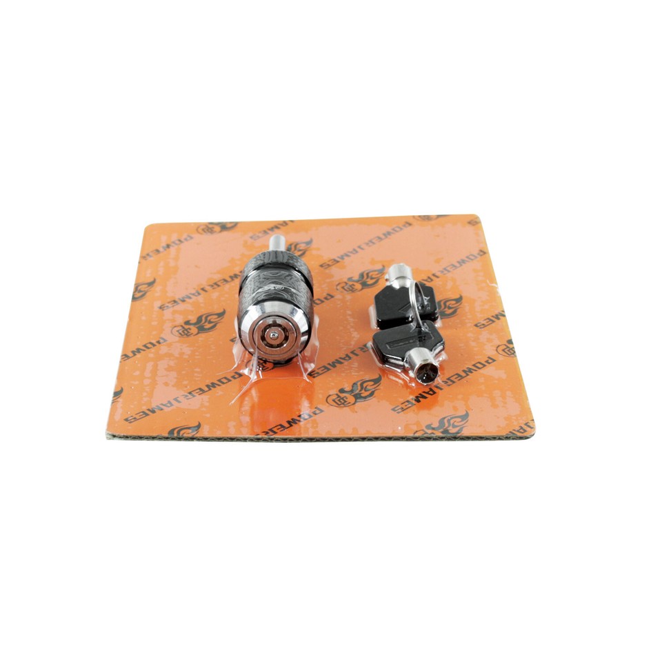 Black Handlebar Helmet Lock for Harley 1996-2024 Softail FX FL Dyna ...