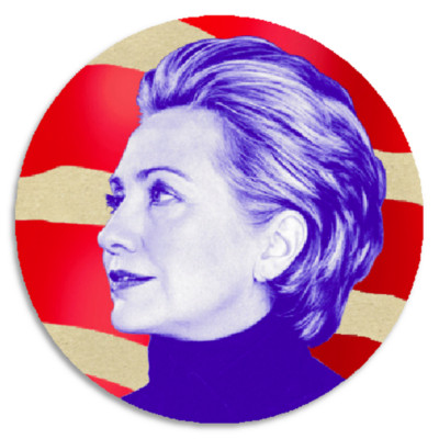 Hillary Clinton Pop Art - 100 Pack Circle Stickers 3 Inch - Democrat ...
