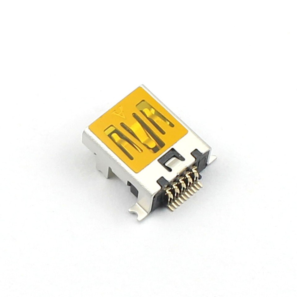 100Pcs Mini USB Connector 10 Pin 10P Female Type B SMT SMD Socket Port ...