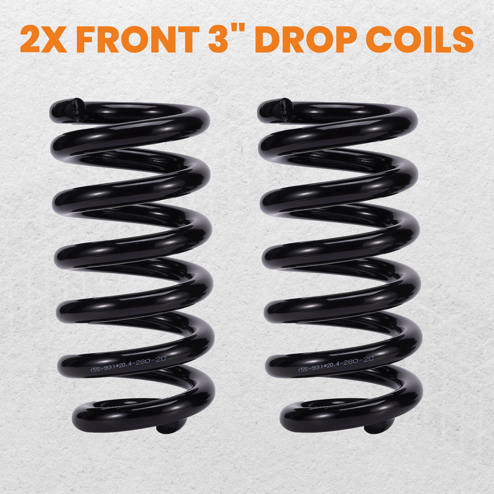 3" Front Lowering Coil Springs Drop Kit for Chevy C10 GMC C15 1965-1987 ...