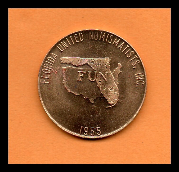 United States USA Souvenir Medal FUN Coin Show, Florida United ...