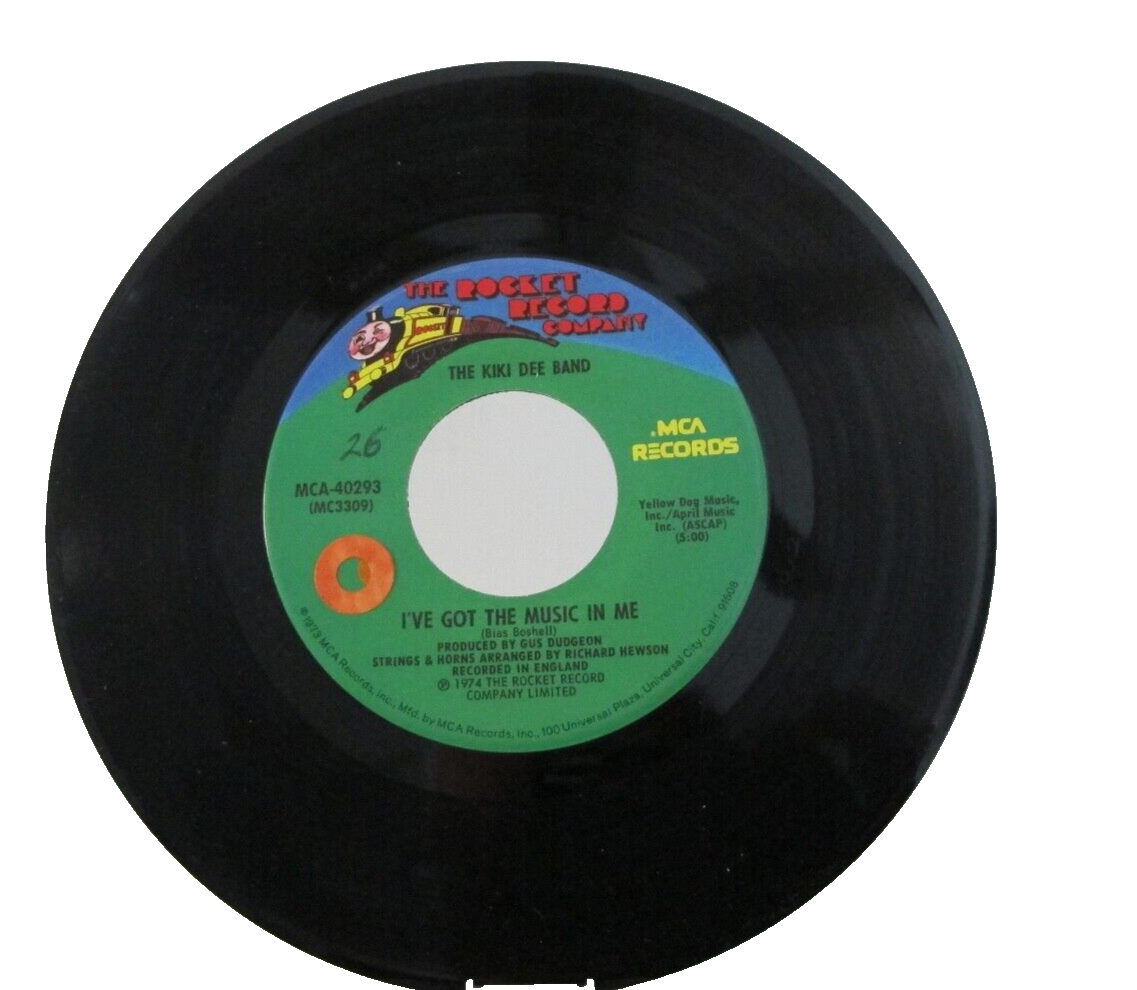 45 RECORD - THE KIKI DEE BAND - I'VE GOT THE MUSIC IN ME | eBay