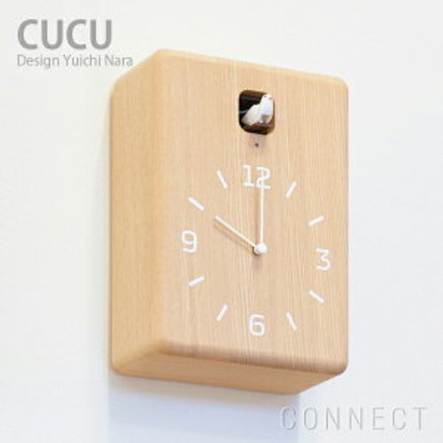Lemnos CUCU Cuckoo Wall Clock Natural LC10-16 NT Made in Japan Yuichi ...