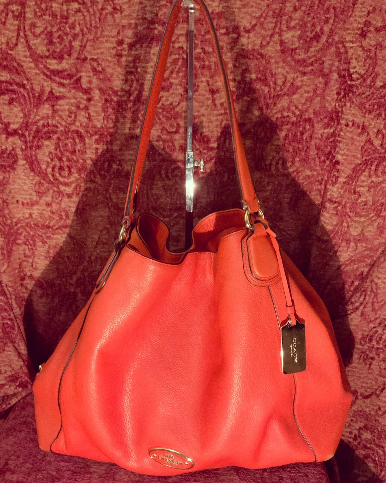 Coach orange leather handbag - Gem