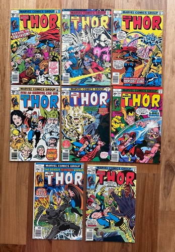 Marvel comics US VO 8 comics Thor 259 à 266 | eBay